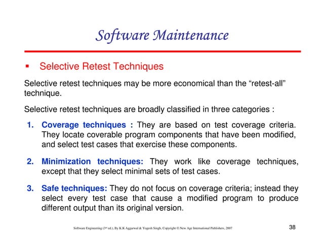 Chapter 9 software maintenance | PDF