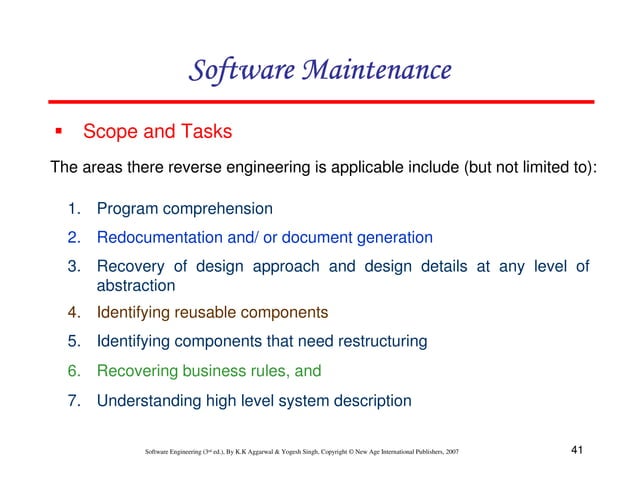 Chapter 9 software maintenance | PDF