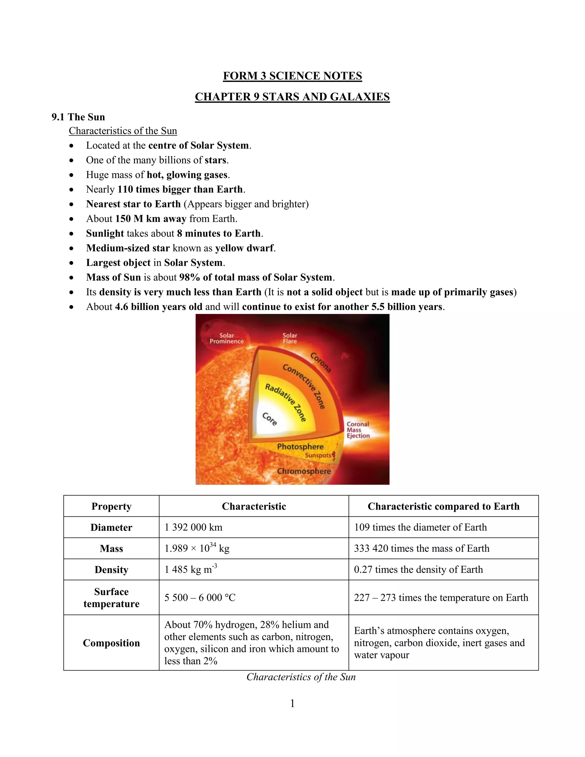 Chapter 9 Stars and Galaxies | PDF