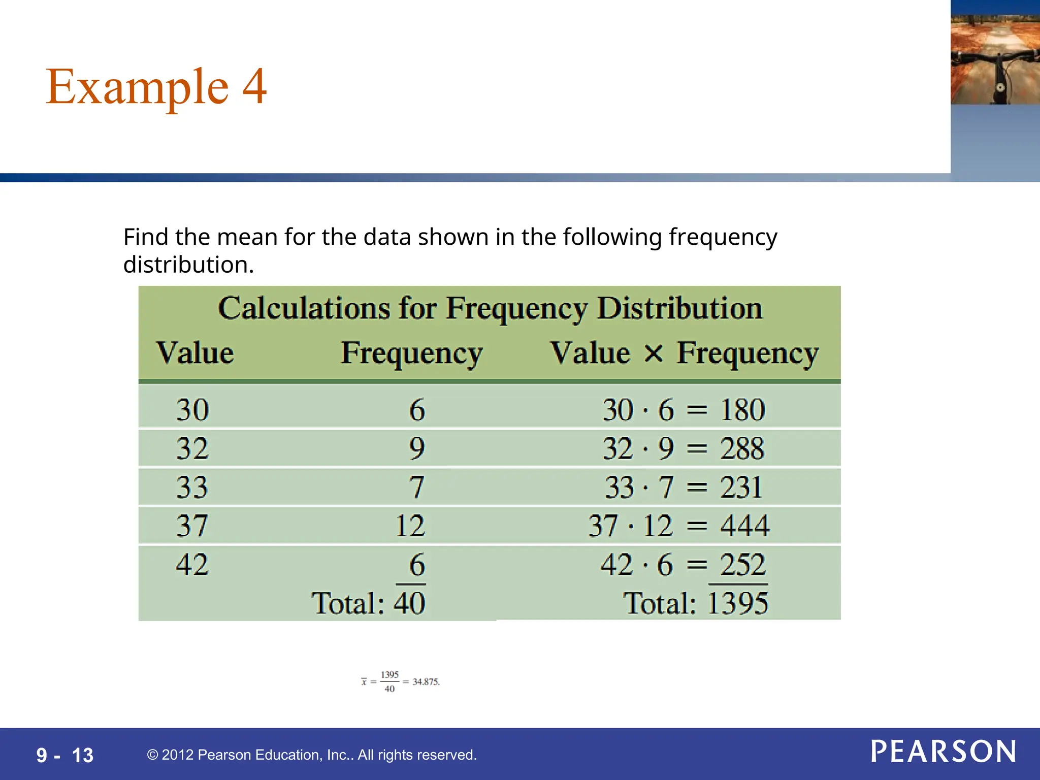 Chapter 9 Statistics, mean, median, mode, range | PPT