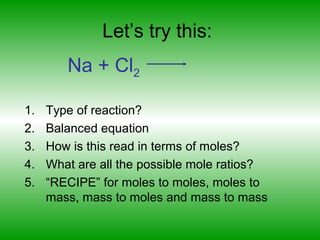 Chapter9stoich 120228114720-phpapp01 | PPT