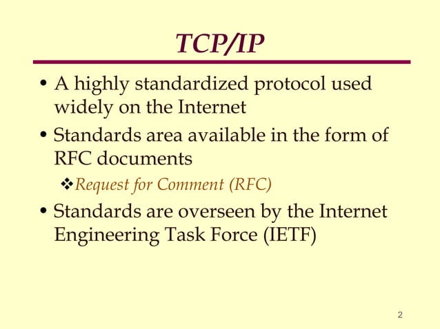Chapter 9 TCP IP Reference Model.ppt