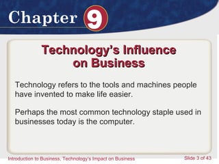 Technology Impact on Business | PPT
