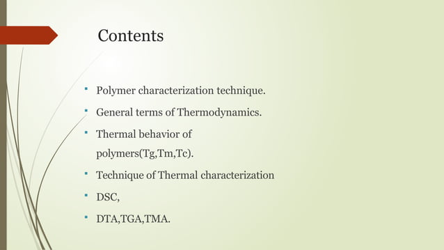 Chapter 9 Thermal Analysis of Polymers.pptx