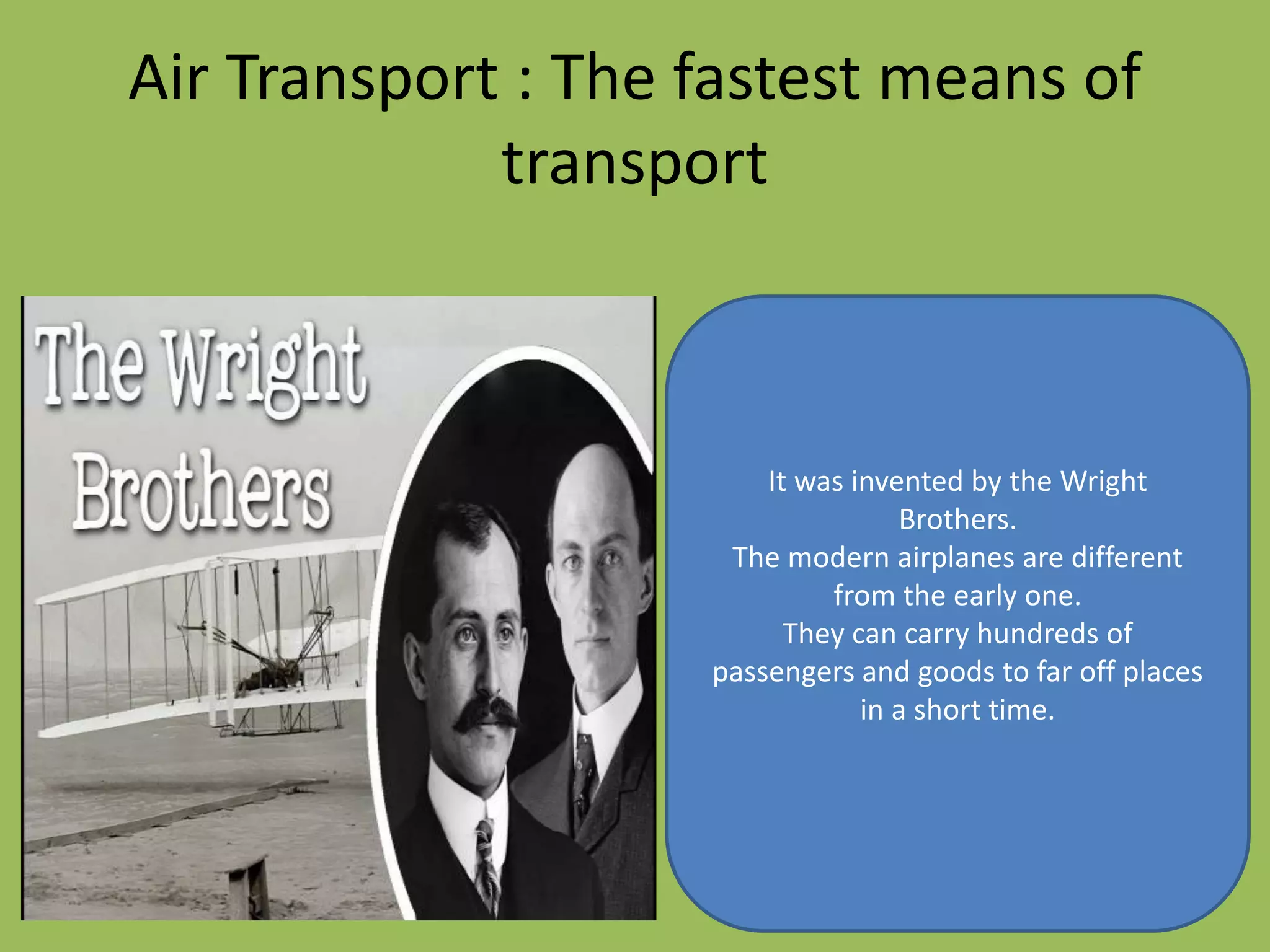 Transport and communication | PPTX