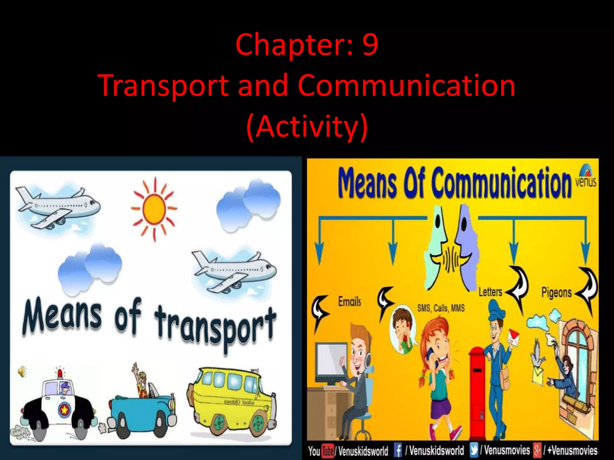 Transport and communication | PPTX