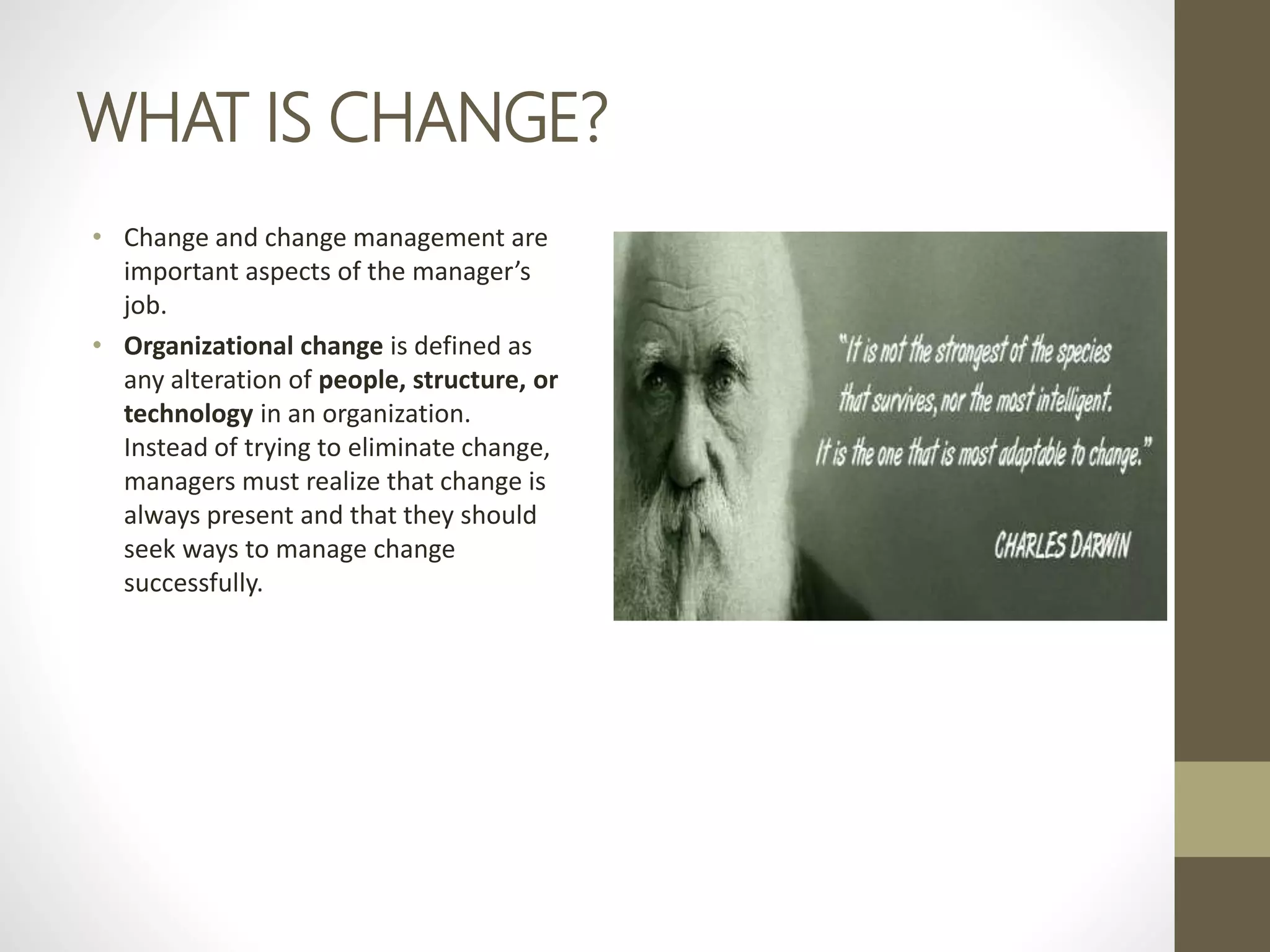 Chapter 9 : Managing Change | PPTX