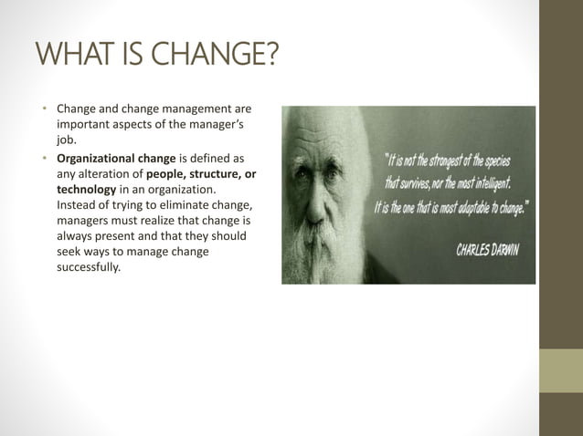 Chapter 9 : Managing Change | PPTX