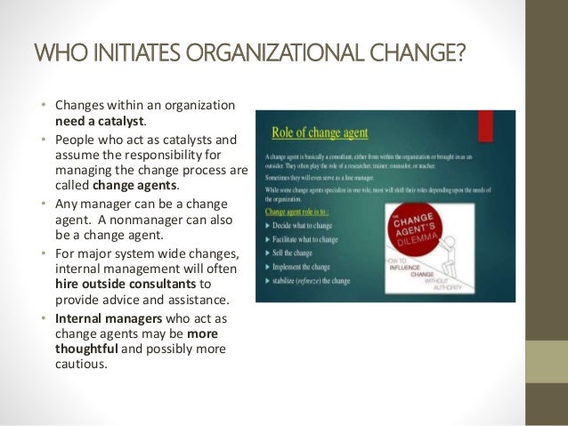 Chapter 9 : Managing Change Chapter 9 : Managing Change