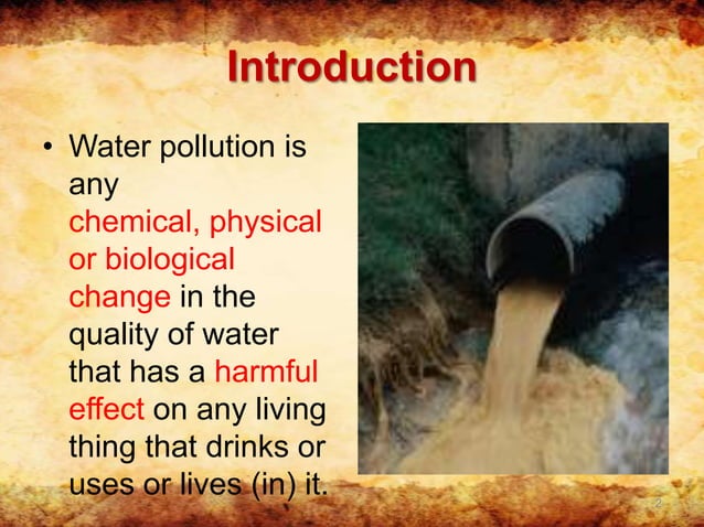 Chapter 9 water pollution | PPTX