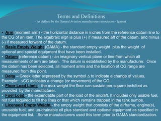 Chapter 9 weight & balance presentation | PPTX