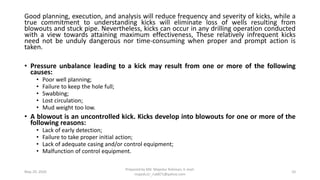 Well control and blowout preventions | PPTX