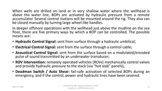 Well control and blowout preventions | PPTX