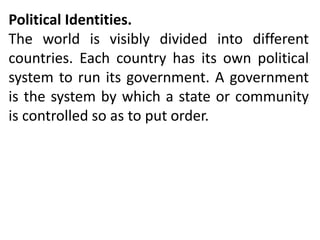 UCSP Chapter A - Starting point for the understanding of culture ...