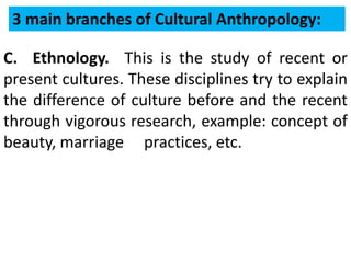 UCSP Chapter A - Starting point for the understanding of culture ...