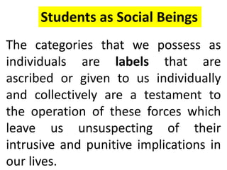 UCSP Chapter A - Starting point for the understanding of culture ...