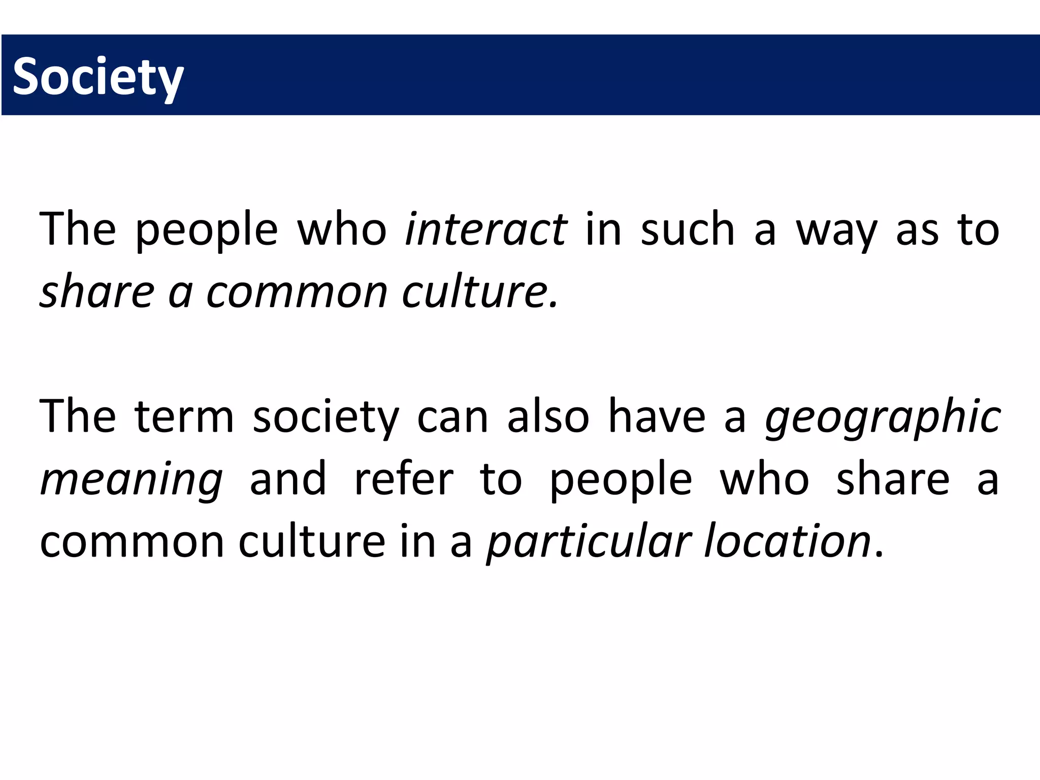 UCSP Chapter B - defining culture and society from the perspectives of ...