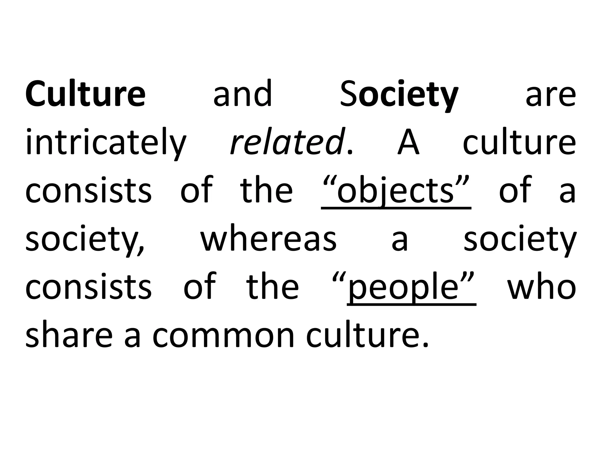 UCSP Chapter B - defining culture and society from the perspectives of ...
