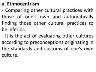 UCSP Chapter B - defining culture and society from the perspectives of ...