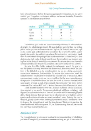 Chapter 10 classroom assessment | PPTX