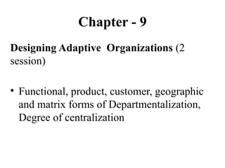 Chapter course hand out.pptx............ | PPT