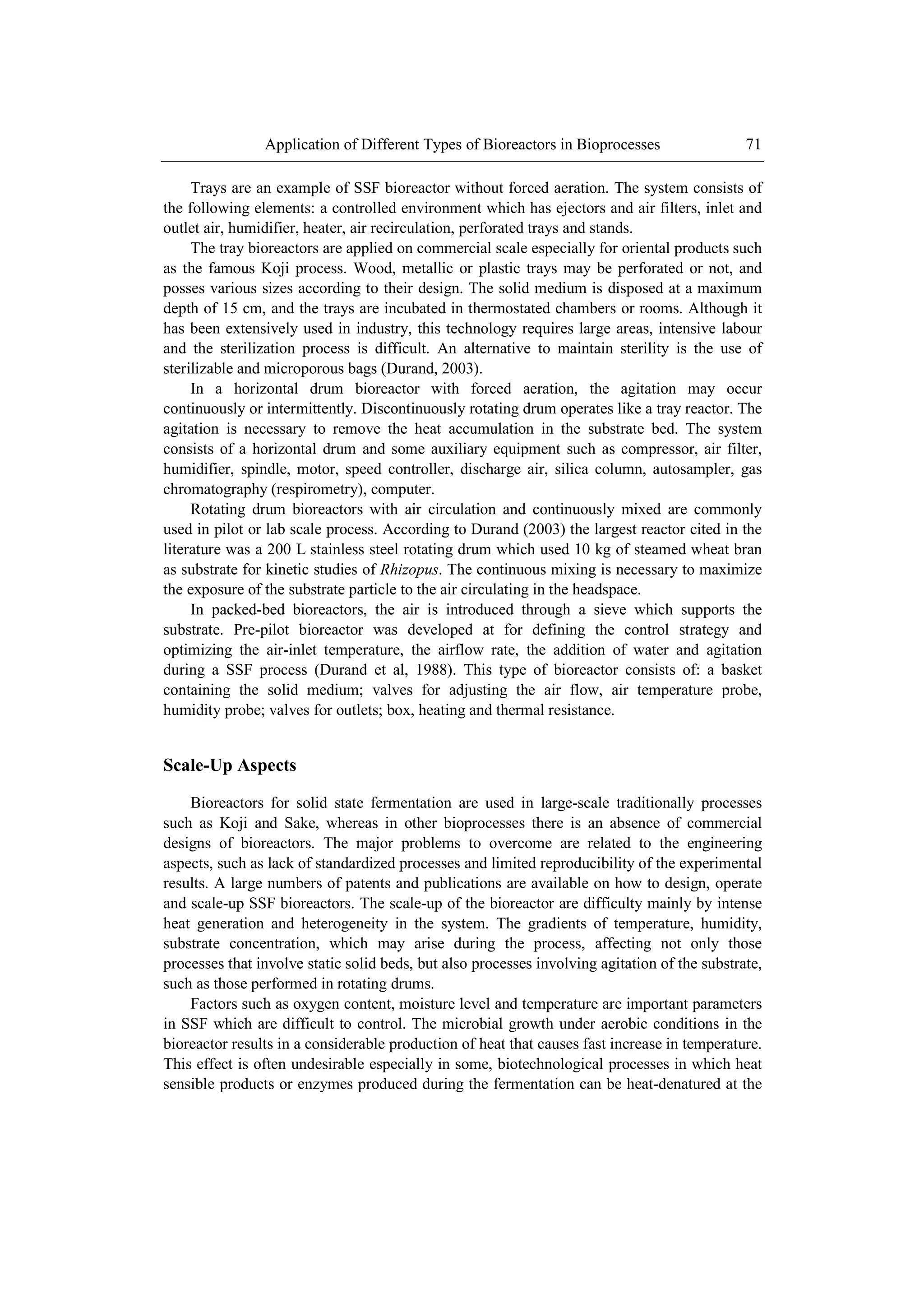Chapter differenttypesofbioreactorsinbioprocesses (1) | PDF
