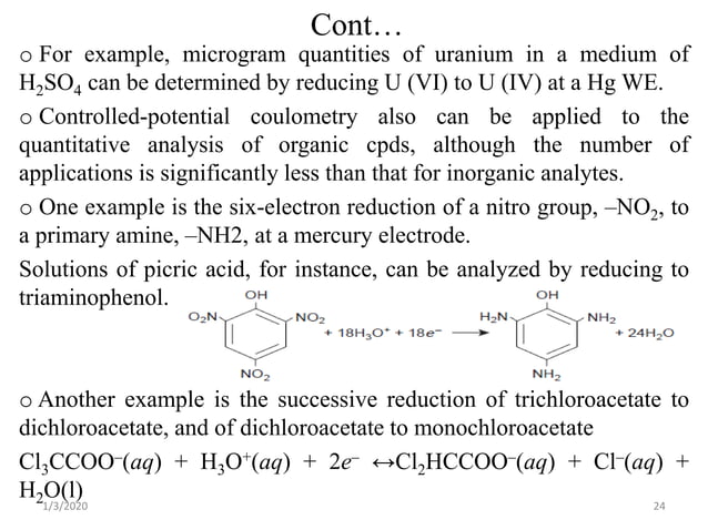 Coulometry and Electrogravimetry | PPTX | Chemistry | Science