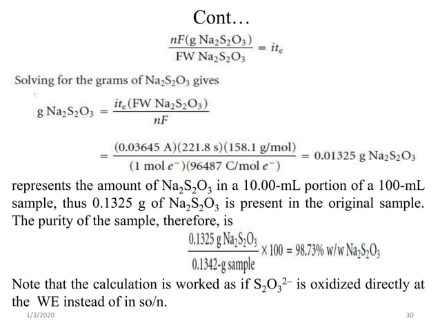 Coulometry and Electrogravimetry | PPTX | Chemistry | Science