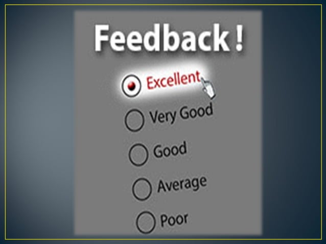 FEEDING BACK DIAGNOSTIC INFORMATION | PPS | Business | Business and Finance