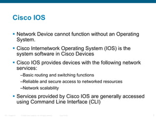 Basics to Configure NW Device | PPT | Operating Systems | Computer Software and Applications