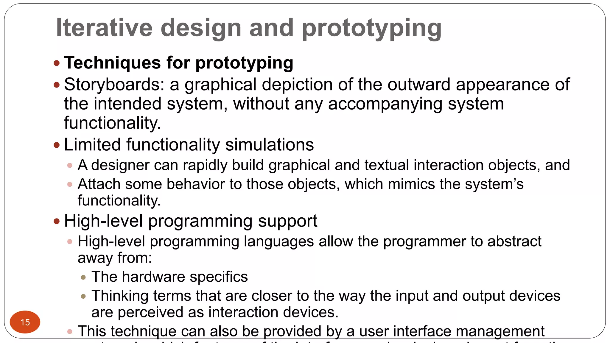 Chapter five HCI | PPTX | Desktop Publishing | Computer Software and Applications