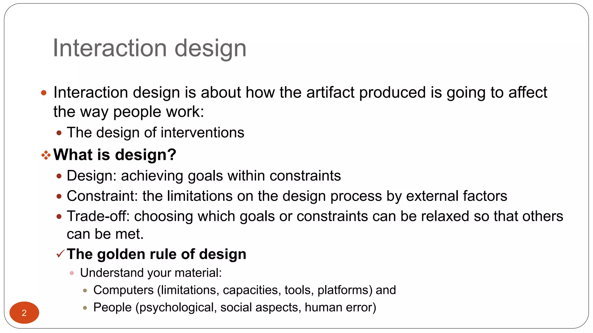 Chapter five HCI | PPTX