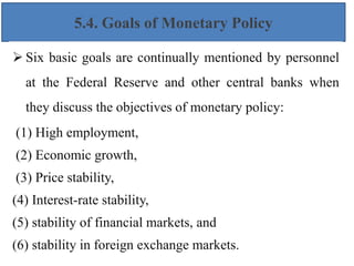 Monetary Economics for financial market : Chapter Five.pptx