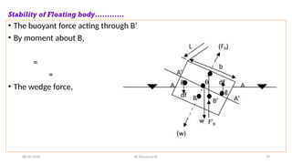CHAPTER FIVE-bouyance and floatation.pptx