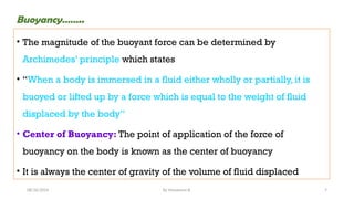 CHAPTER FIVE-bouyance and floatation.pptx