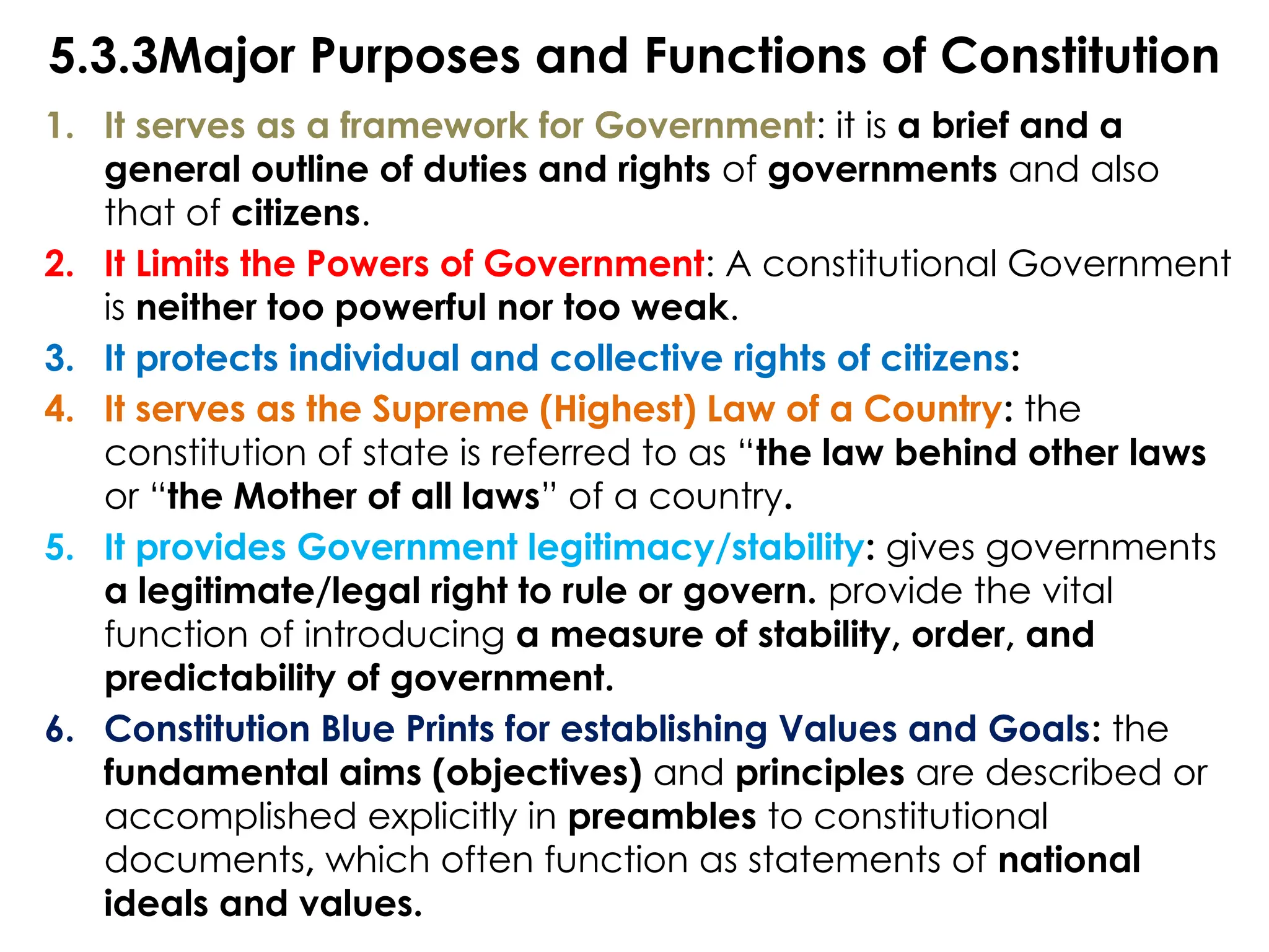 civics constitution and democracy Chapter Five.pptx