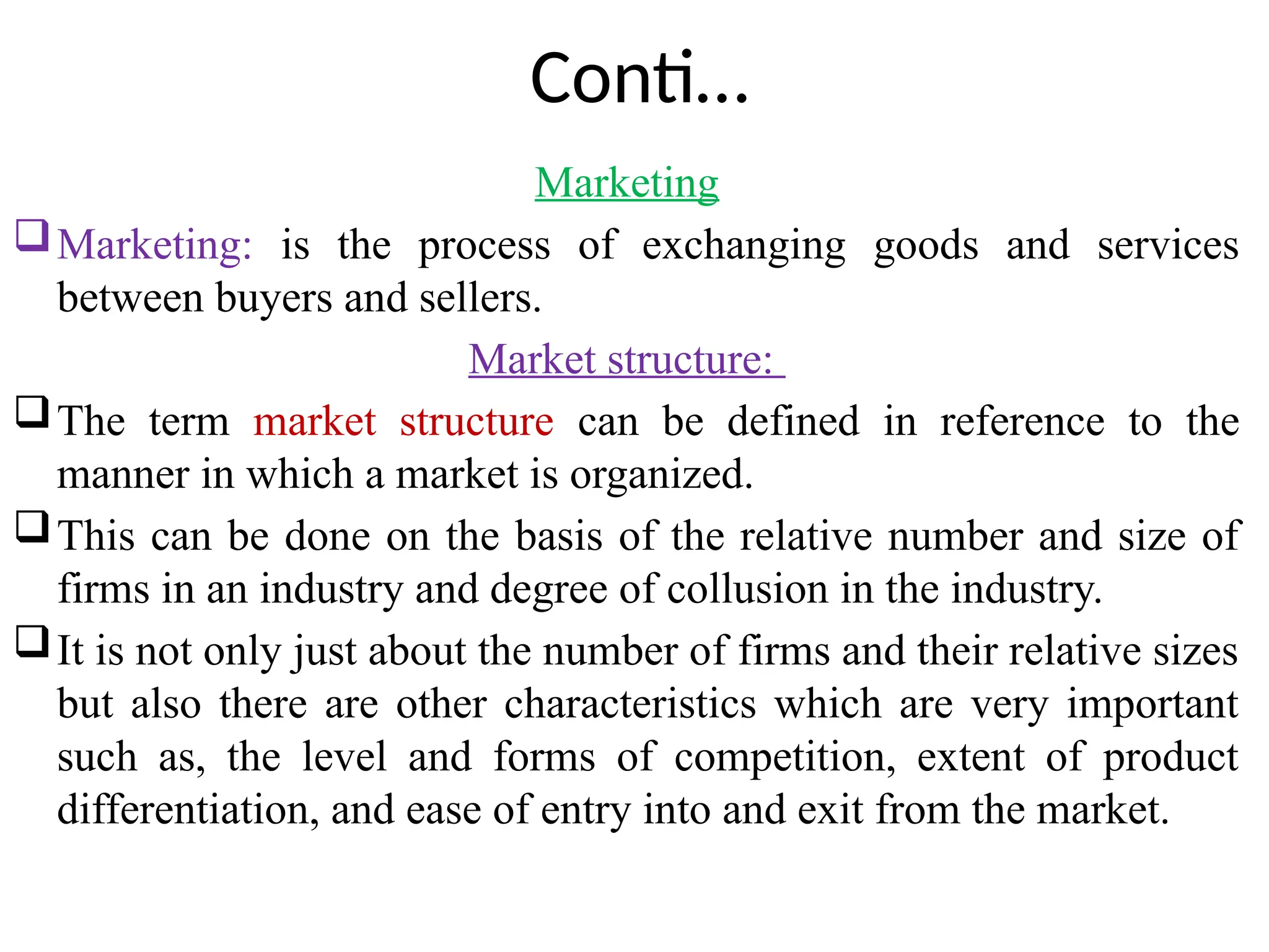 Market structure Chapter Five.pptx-Micro economics | PPTX