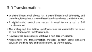 Chapter Five 3D Cartesian coordinate system | PDF