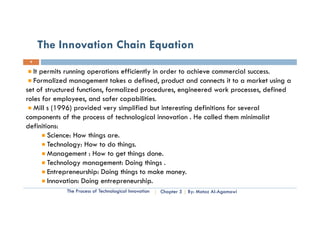 Essential of Technology Entrep. & Innovation- Chapter five process of ...