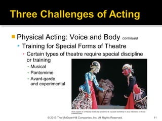 Chapter five acting for the stage power point | PPT