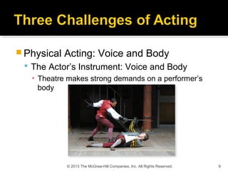 Chapter five acting for the stage power point | PPT