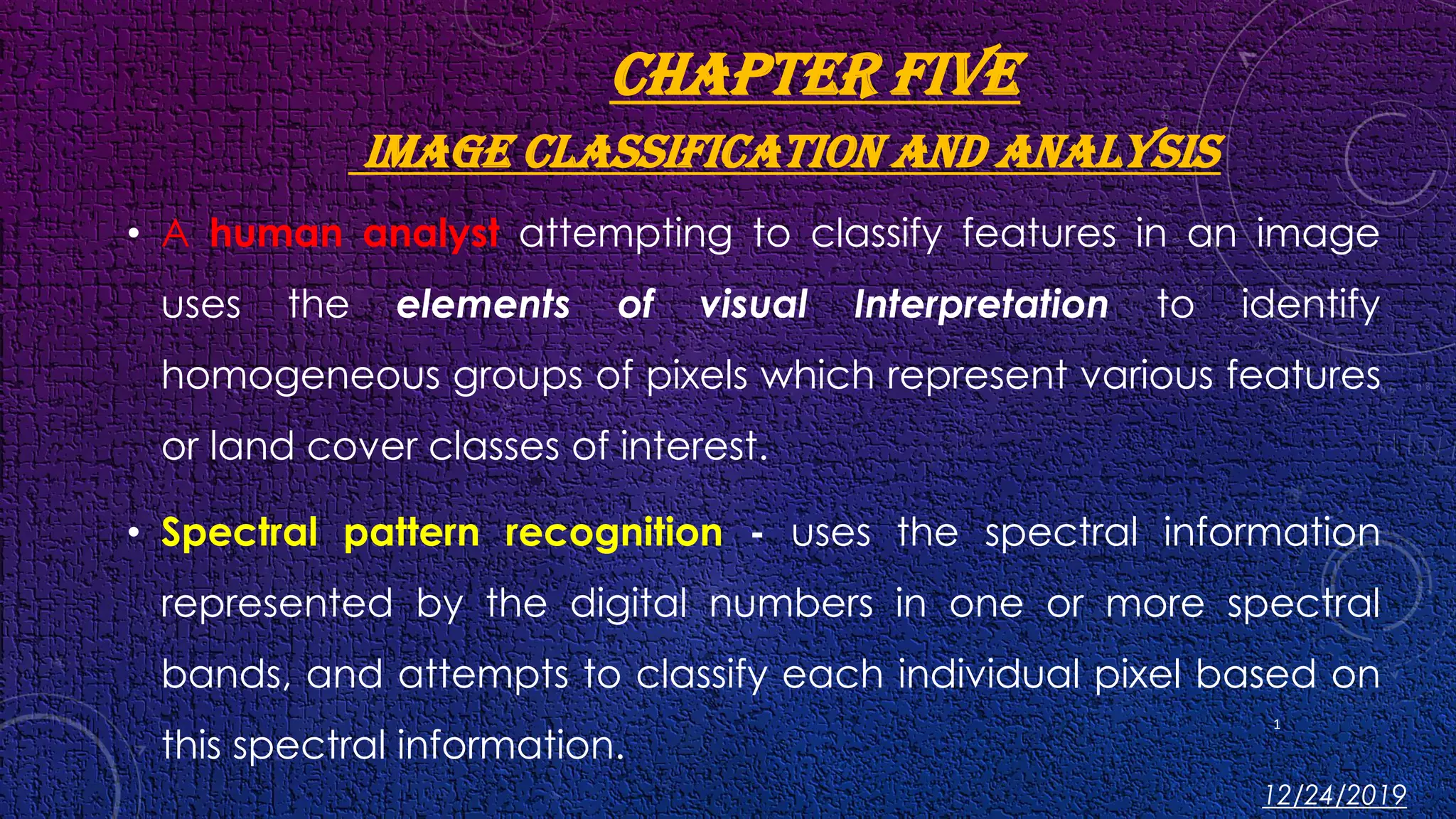 DIGITAL IMAGE ANALYSIS | PPT