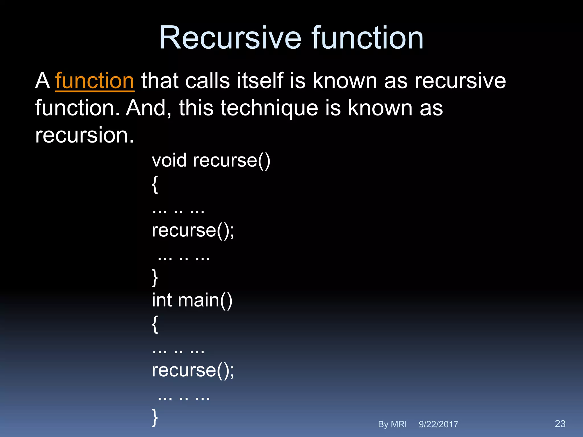 Functions in c++ | PPTX