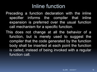 Functions in c++ | PPTX