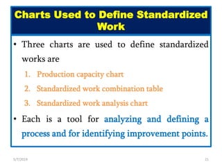 LEAN STANDARDIZED WORK TOOL | PDF
