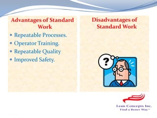 LEAN STANDARDIZED WORK TOOL | PDF