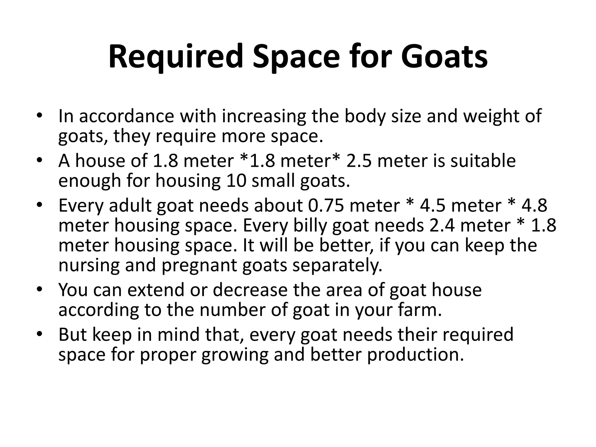 unit 4 sheep and goat housing | PPTX