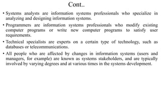 management system development and planning | PPT