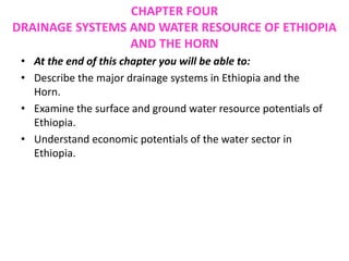 Geography of Ethiopia and the Horn: Chapter Four.ppt