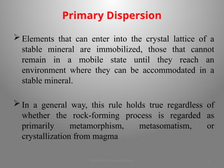 geochemical prospecting in mineral resource | PPTX